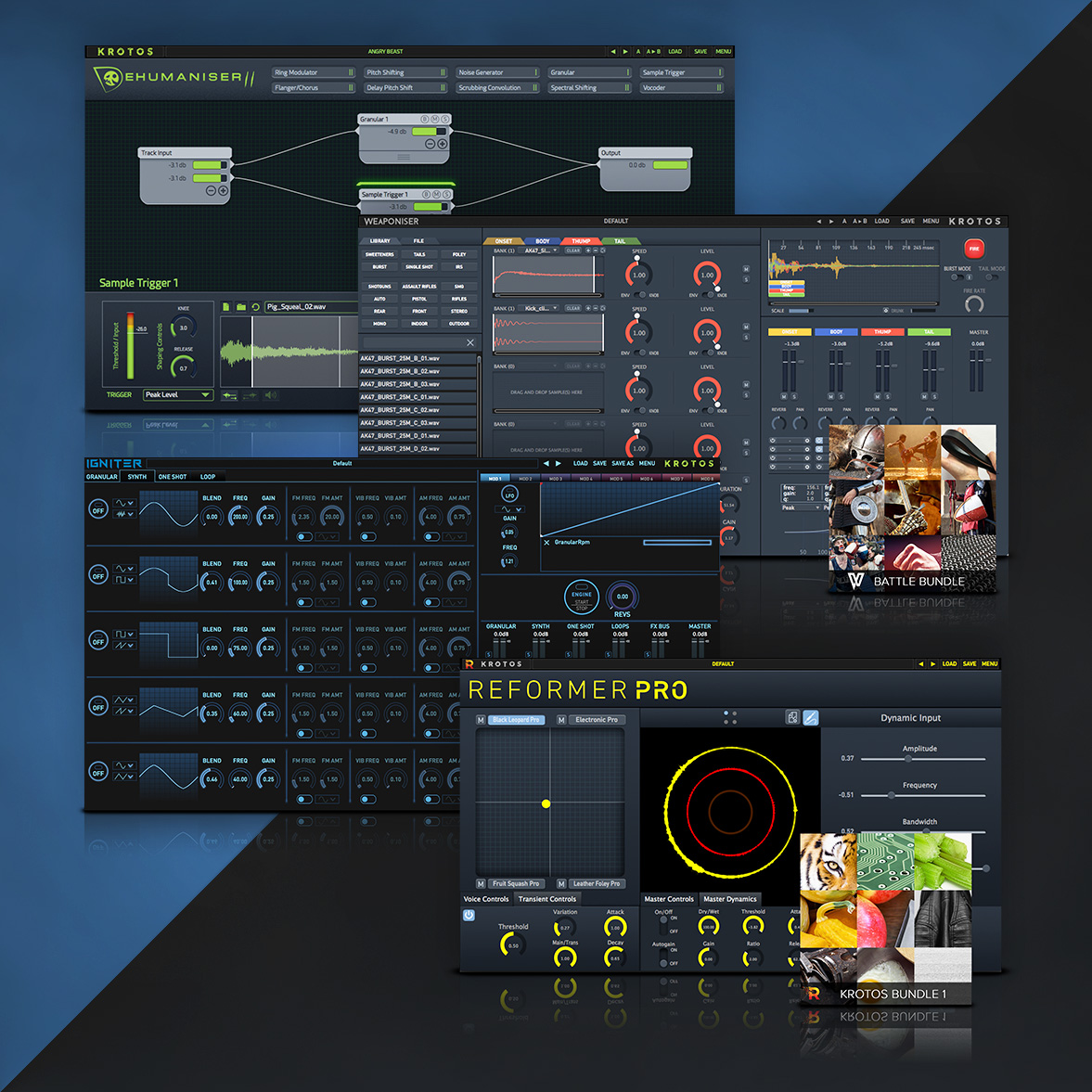 7,700+ SFX free with Sound Design Bundle 2 or Weaponiser Fully Loaded - Krotos