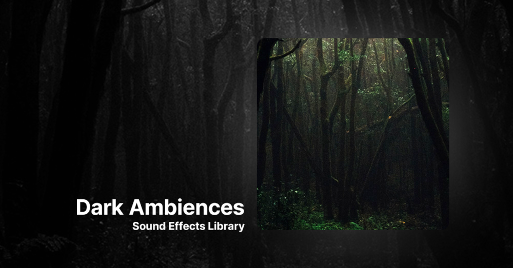 Dark Ambiences Sound Effects Library | Sci-Fi, Fantasy, Creepy, Woods