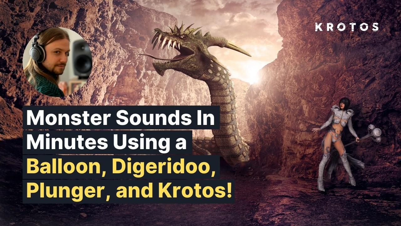 Create Monster Sounds In Minutes with a Balloon, Digeridoo, and Plunger!